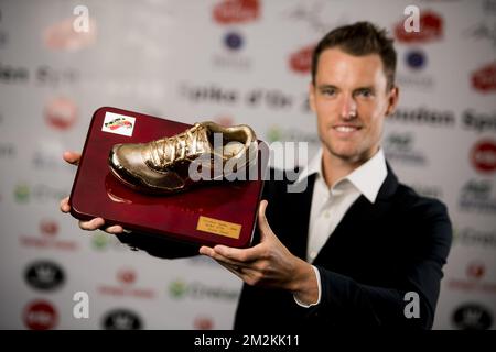 Belgian European Champion marathon Koen Naert celebrates with the ...