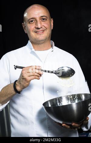 La Paix Chef David Martin poses for the photographer at the ...