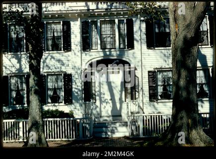 Nantucket building , Houses. Edmund L. Mitchell Collection Stock Photo ...