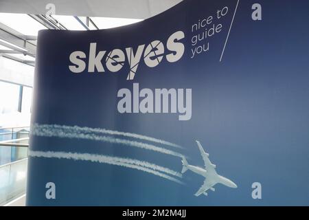 Illustration picture shows the 'skeyes' logo, the new name of air ...
