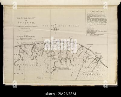 The Dutch colony of Surinam, as laid down by L: Colonel Spiering, Chief ...