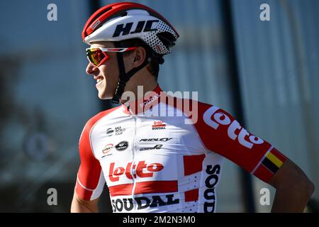 Belgian Lawrence Naesen of Lotto Soudal pictured during the 'E3 ...