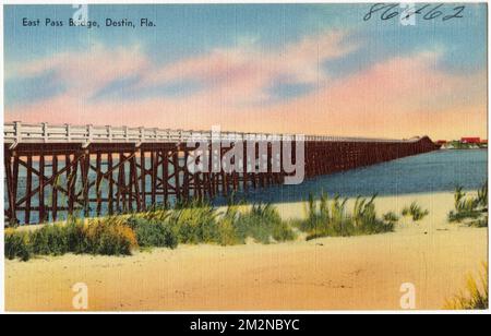East Pass Bridge, Destin, Florida , Bridges, Tichnor Brothers ...