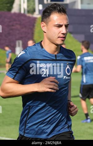 Club's Dion Cools pictured during the sixth day of the winter training ...