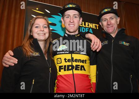 Belgian Toon Aerts and his girlfriend sarah celebrates after winning ...