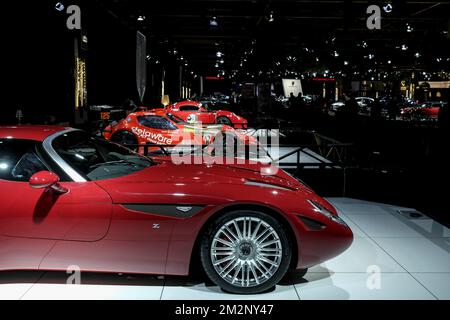 Illustration shows a press preview of the Dreams Cars palace, ahead of ...