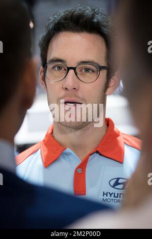 Belgian driver Thierry Neuville during the regroup section at the FIA ...