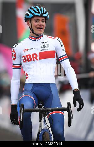 Britsh Ben Tullet celebrates as he crosses the finish line to win the ...