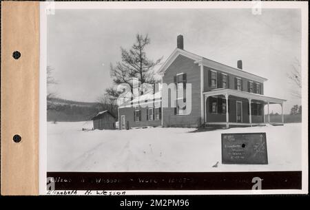 Elizabeth H. Wesson, house, Ware, Mass., Dec. 23, 1932 : Parcel no. 189 ...
