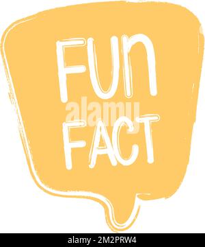 Fun Fact on doodle speech bubble Stock Vector Image & Art - Alamy