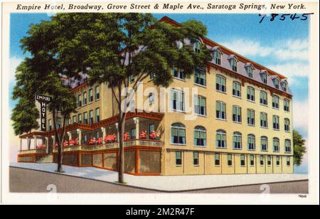 Empire Hotel, Broadway, Grove Street & Maple Ave., Saratoga Springs ...