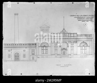Engineering Plans, Chestnut Hill Low Service Pumping Station, plan ...
