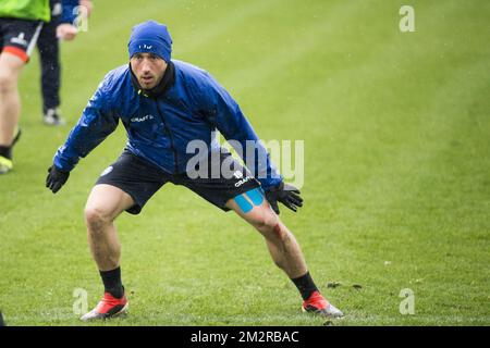 Gent's Brecht Dejaegere pictured in action during the second day of the ...