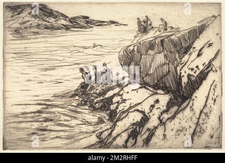 Entrance to Narrow Cove , Bays Bodies of water, Cliffs, Swimmers ...