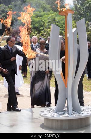 President of Rwanda, Paul Kagame and Jeannette Kagame, the First Lady ...