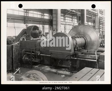 Espen-Lucas saw in rough machine shop , Armories, Ordnance industry ...