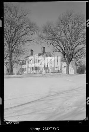 Essex, snow , Architecture, Dwellings, Snow. Samuel Chamberlain ...