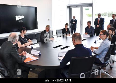 King Philippe - Filip of Belgium and Niko Chairman Rudy Mattheus ...