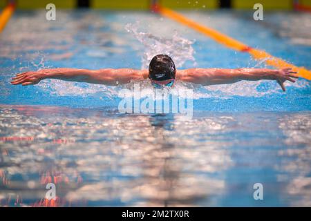Belgian Louis Croenen pictured during the third day of the Belgian ...