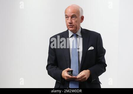 David Elleray pictured during a press conference on a new masterplan ...