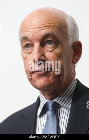 David Elleray pictured during a press conference on a new masterplan ...