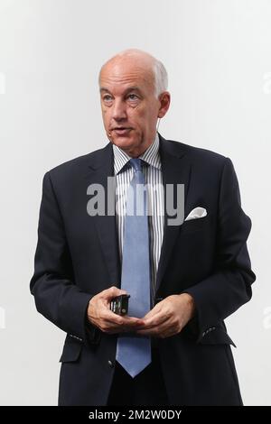 David Elleray pictured during a press conference on a new masterplan ...