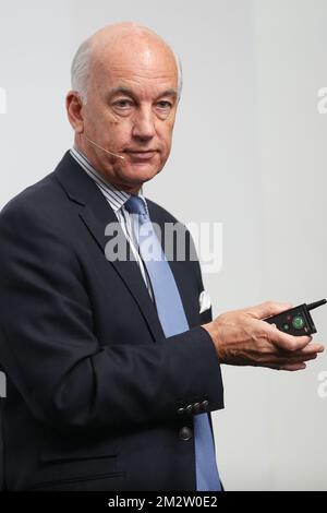 David Elleray pictured during a press conference on a new masterplan ...