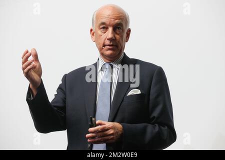 David Elleray pictured during a press conference on a new masterplan ...