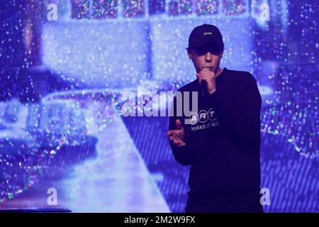 L'Or du Commun and Antoine Pierre perform on stage during the 16th ...