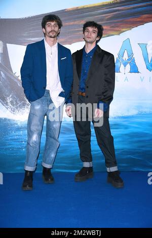 Milan, Italy. 14th Dec, 2022. Milan, preview of the film "Avatar - la ...
