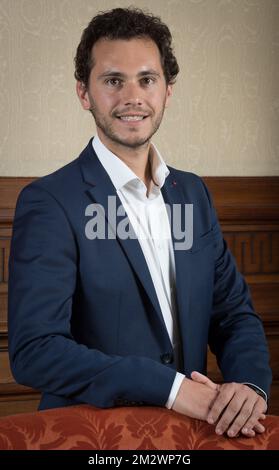 Ecolo's Samuel Cogolati poses during a photoshoot, Thursday 20 June ...