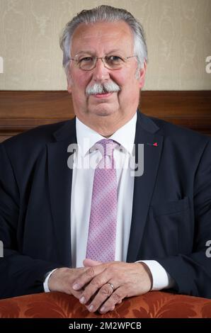 PS' Andre Flahaut poses during a photoshoot, Thursday 20 June 2019, at ...