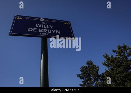 the new Willy De Bruyn street, in the North neighbourhood, in Brussels ...