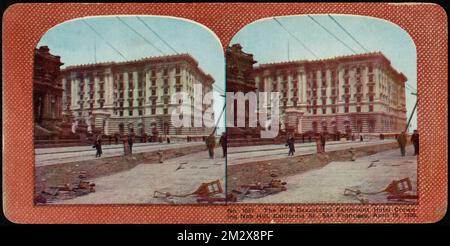 Fairmount Hotel, Nob Hill , Hotels, Debris, San Francisco Earthquake ...