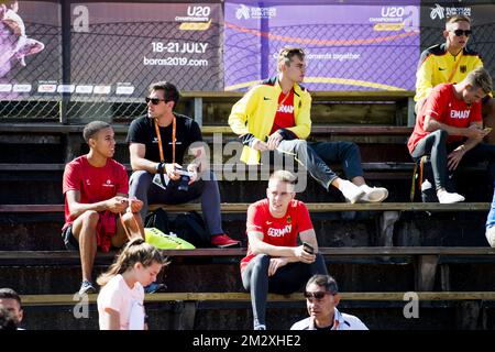 Belgian Daniel Segers pictured in action during the 400m race, at the ...