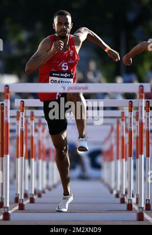 Belgian Michael Obasuyi pictured during a photoshoot for the Belgian ...