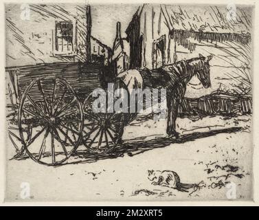 Fishcart , Fishing, Carts & wagons. Charles H. Woodbury (1864-1940 ...