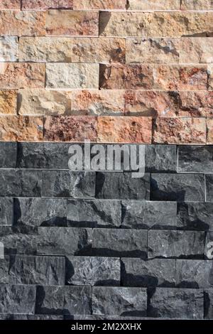Decorative cubic stone wall as background texture Stock Photo - Alamy