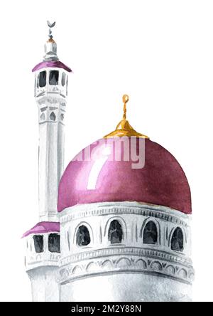 Ramadan background with copy space and golden lantern, 3d rendering ...