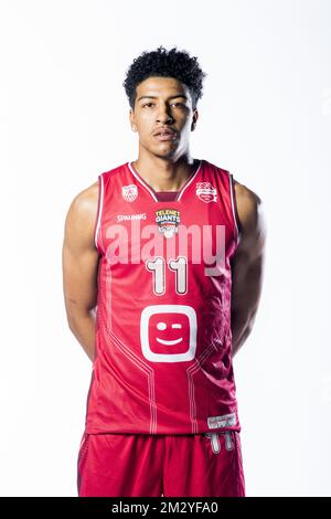 Antwerp's Victor Sanders poses during a photoshoot of Belgian ...