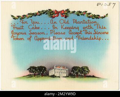 for you... an old plantation fruit cake... in keeping with this festive ...