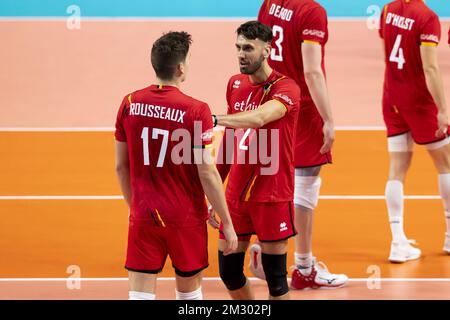 Belgium's Tomas Rousseaux and Belgium's Hendrik Tuerlinckx pictured ...