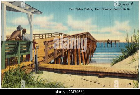 Fort Fisher, Carolina Beach, N. C. , Tichnor Brothers Collection ...