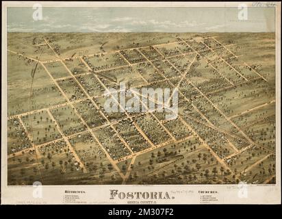 Map of Seneca County, Ohio Stock Photo - Alamy