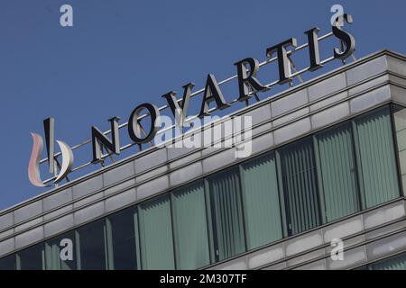 Illustration picture shows the Novartis Belgium headquarters in ...
