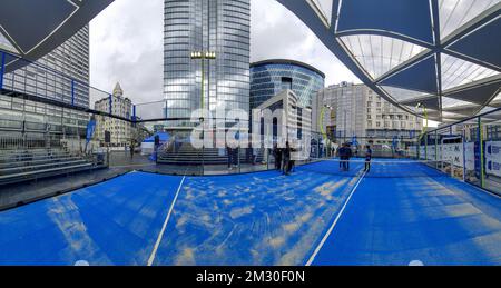 Illustration picture shows the inauguration of the World Padel Tour ...