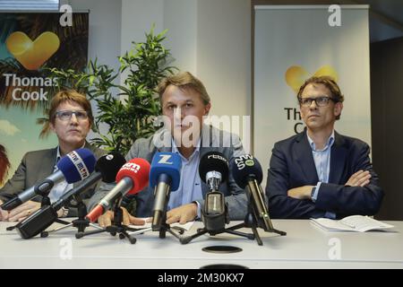 Thomas Cook member of the board Laurent Allardin and Thomas Cook CEO ...