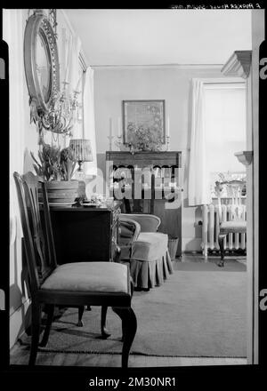 Francis Parker House, Salem: interior, lowboy and mirror , Chests ...