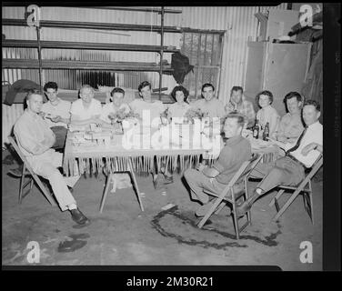 Frank J. Mello's party , Parties, Tables. Leon Abdalian Collection ...