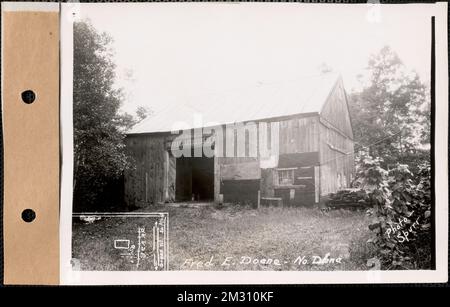 Fred E. Doane, barn, North Dana, Dana, Mass., Oct. 2, 1928 : Parcel no ...